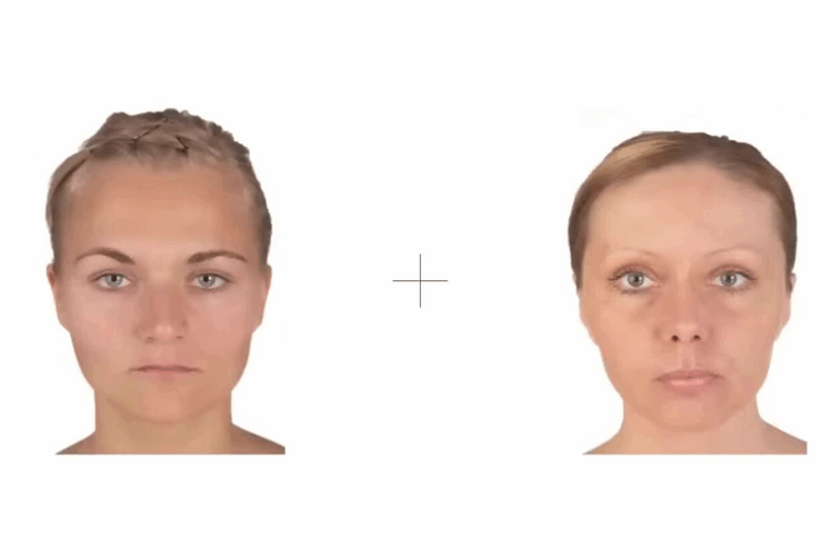 Ilusión óptica de distorsión facial (flashed-face distortion effect ...